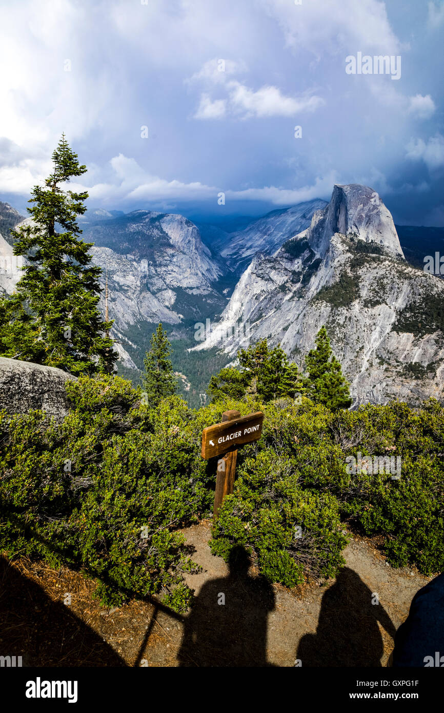 Yosemite National Park from Glacier Point Stock Photo - Alamy