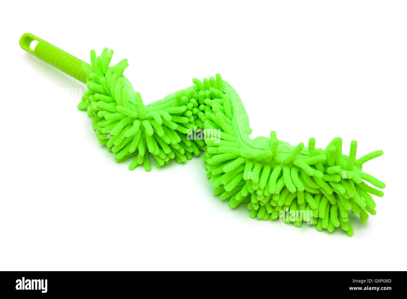 beautiful green duster on white background Stock Photo - Alamy