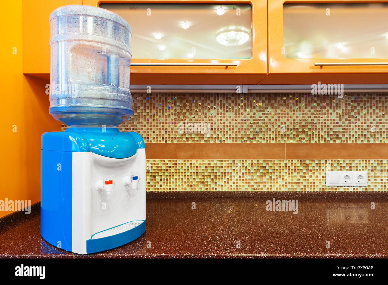 a water cooler on the modern kitchen Stock Photo - Alamy