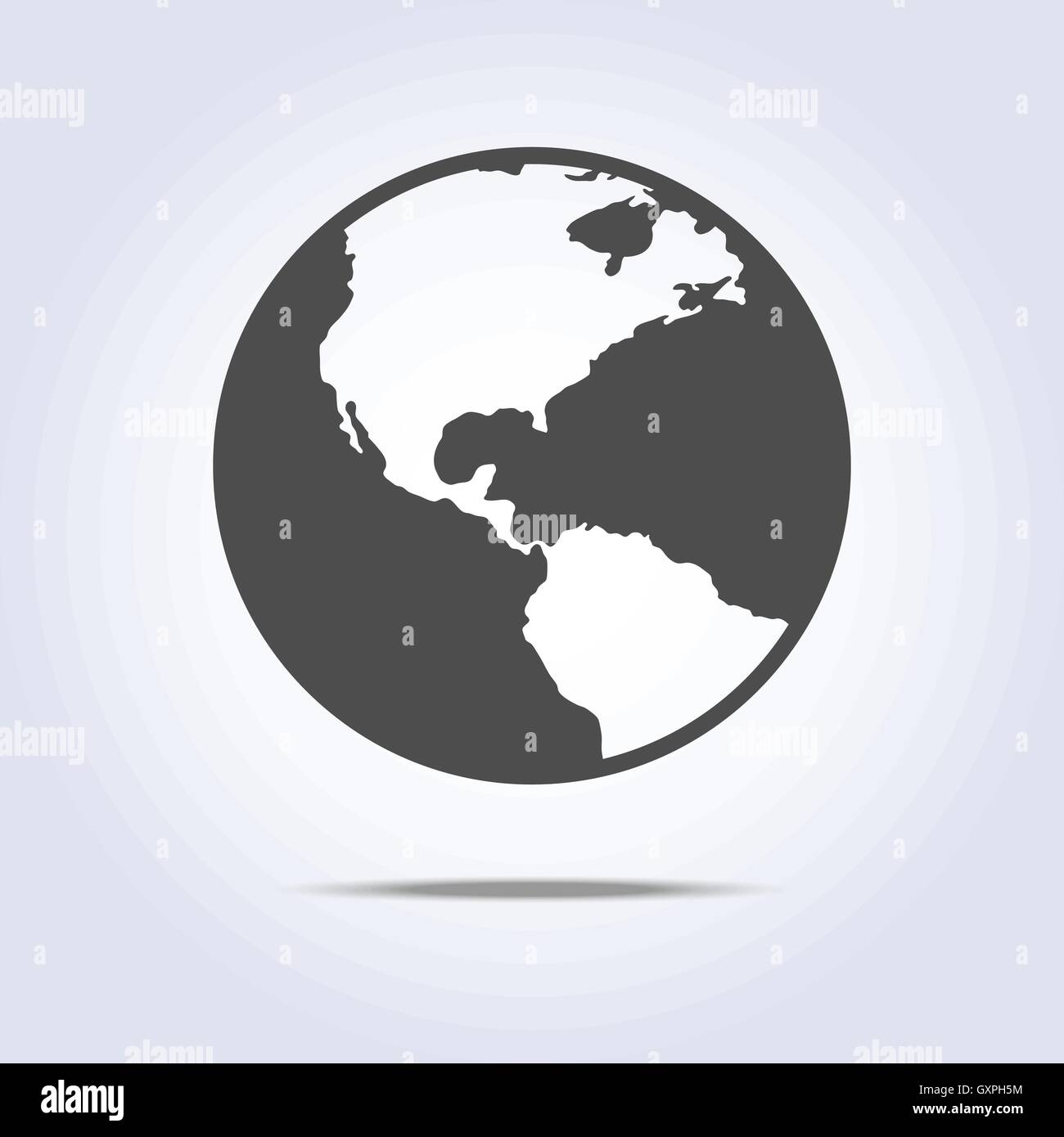 World globe icon gray color Stock Vector Image & Art - Alamy