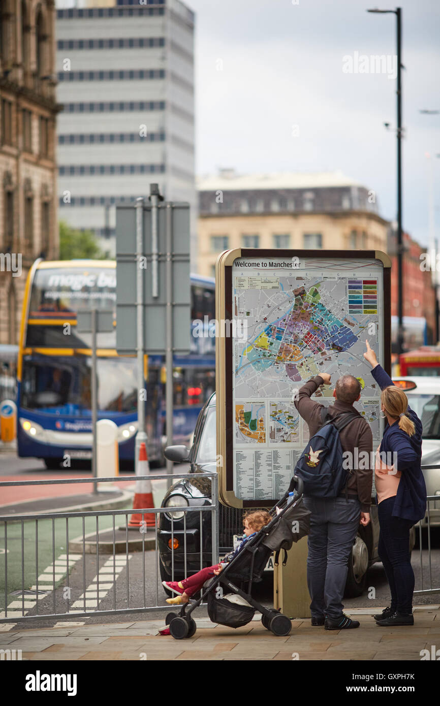 city street map Manchester pavement Piccadilly bus station Manchester ...