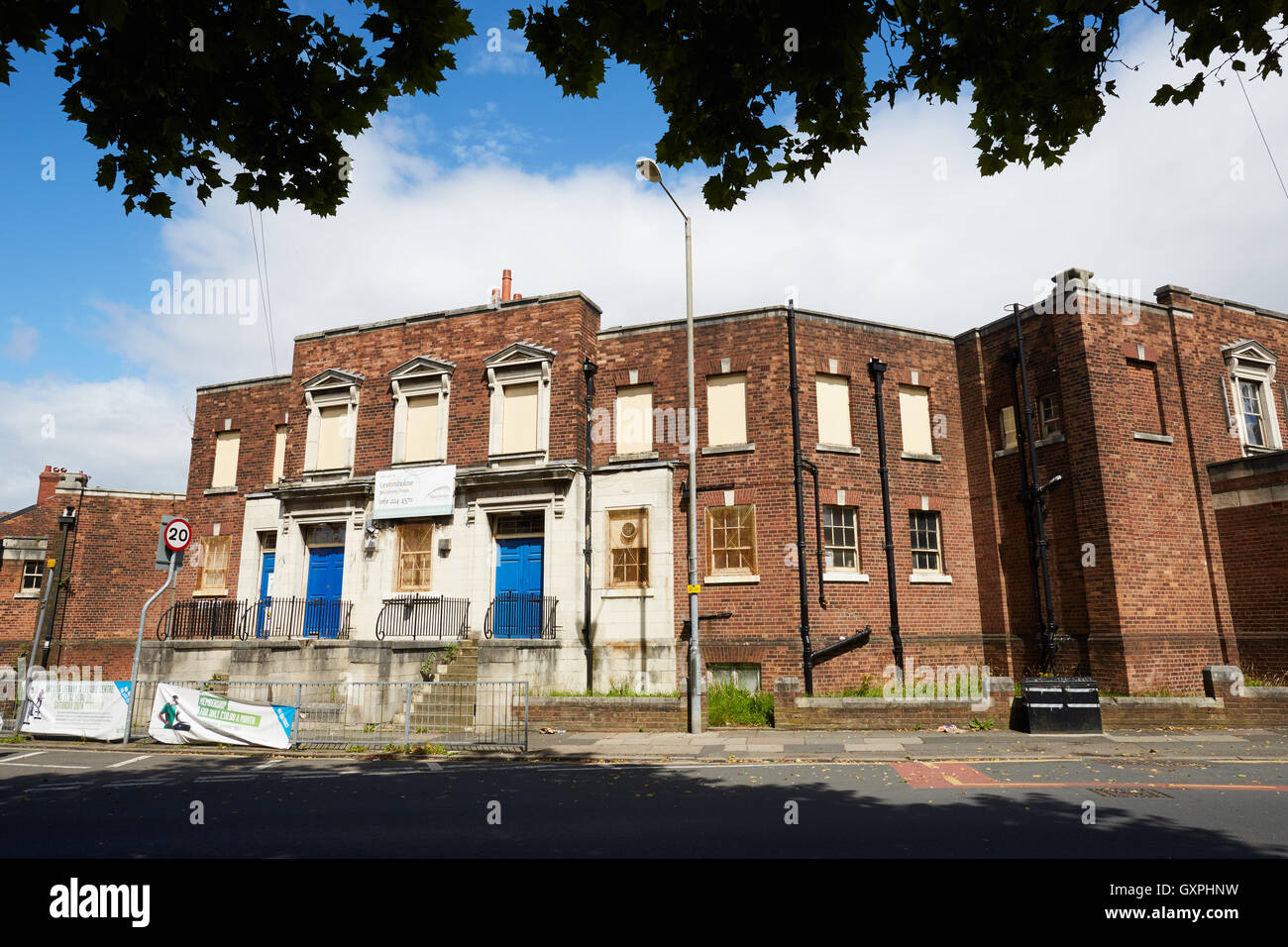 closed Levenshulme Pools exterior Abandoned ex council rundown derelict ...