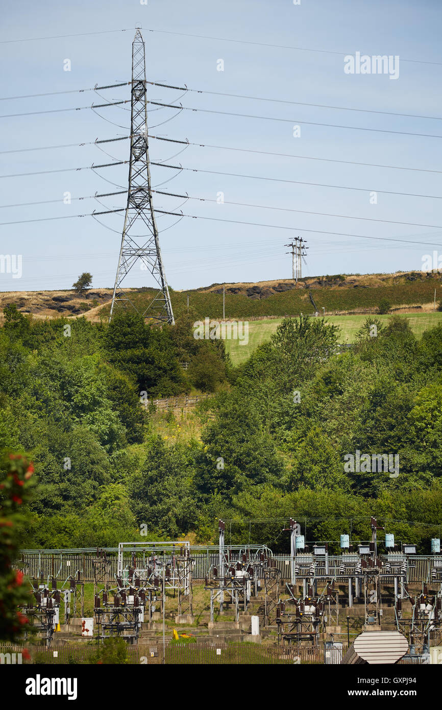 Electricity pylon electric power transmission tower power tower ...