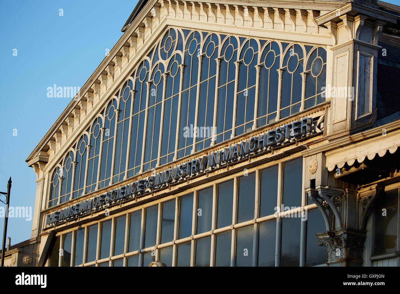 Manchester Museum Science Industry Victorian architecture iron exterior ...