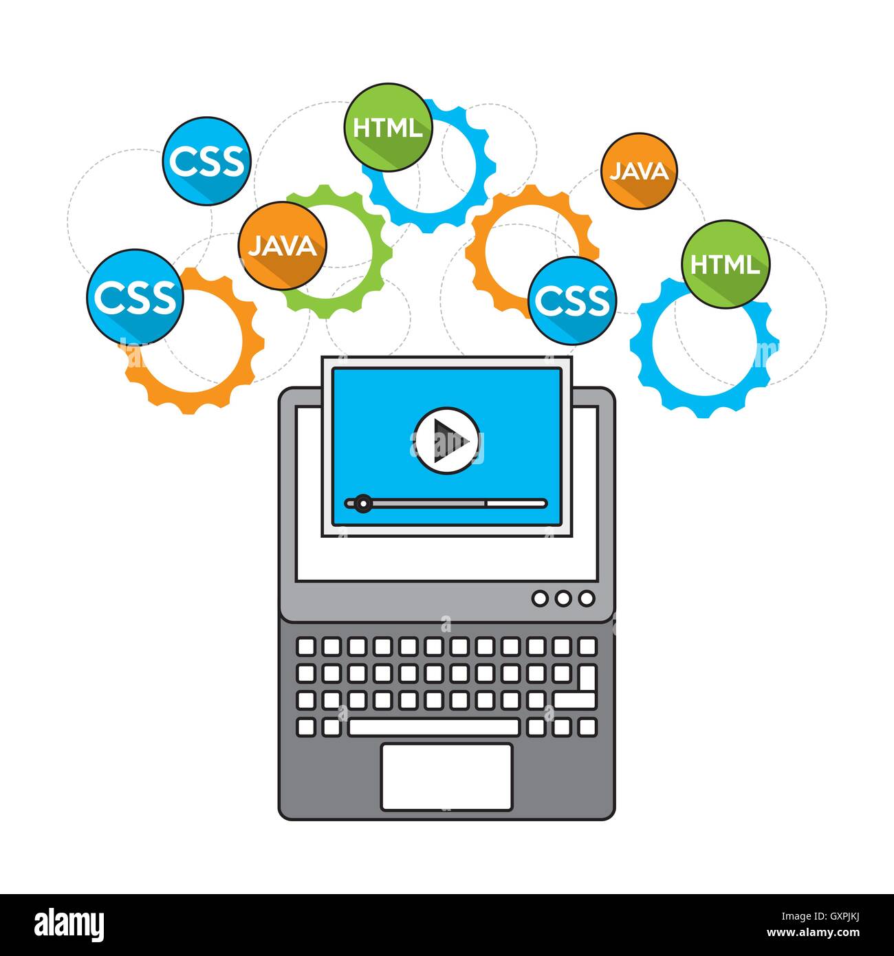 software programming language icons Stock Vector Image & Art - Alamy