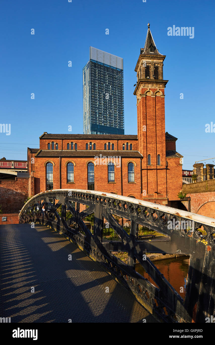Manchester castleield Congregational Chapel back of rear exterior ...