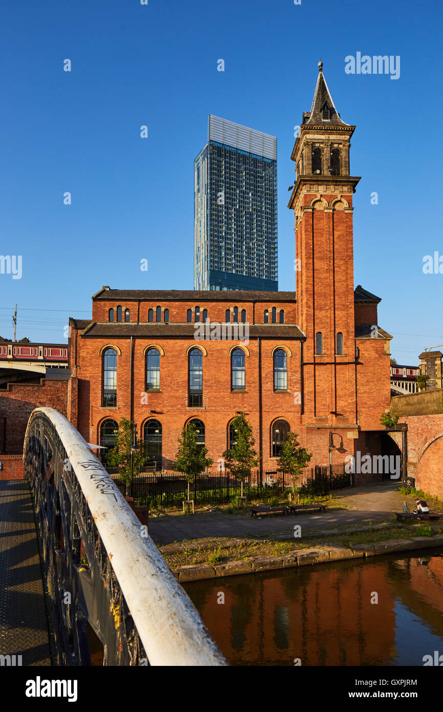 Manchester castleield Congregational Chapel back of rear exterior ...