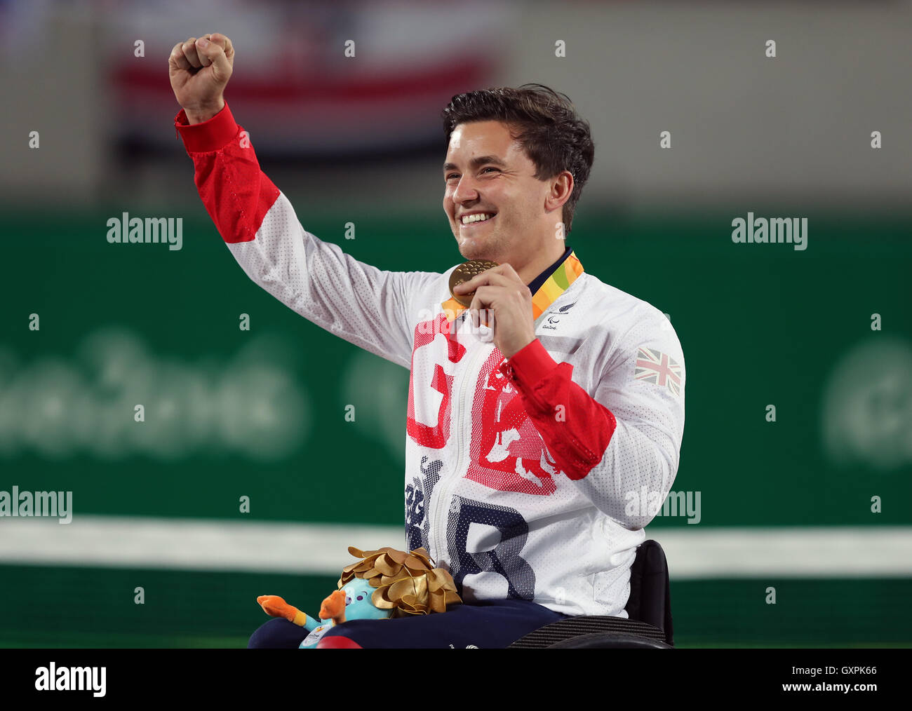Great Britain's Gordon Reid celebrates winning the Men's Singles Gold ...