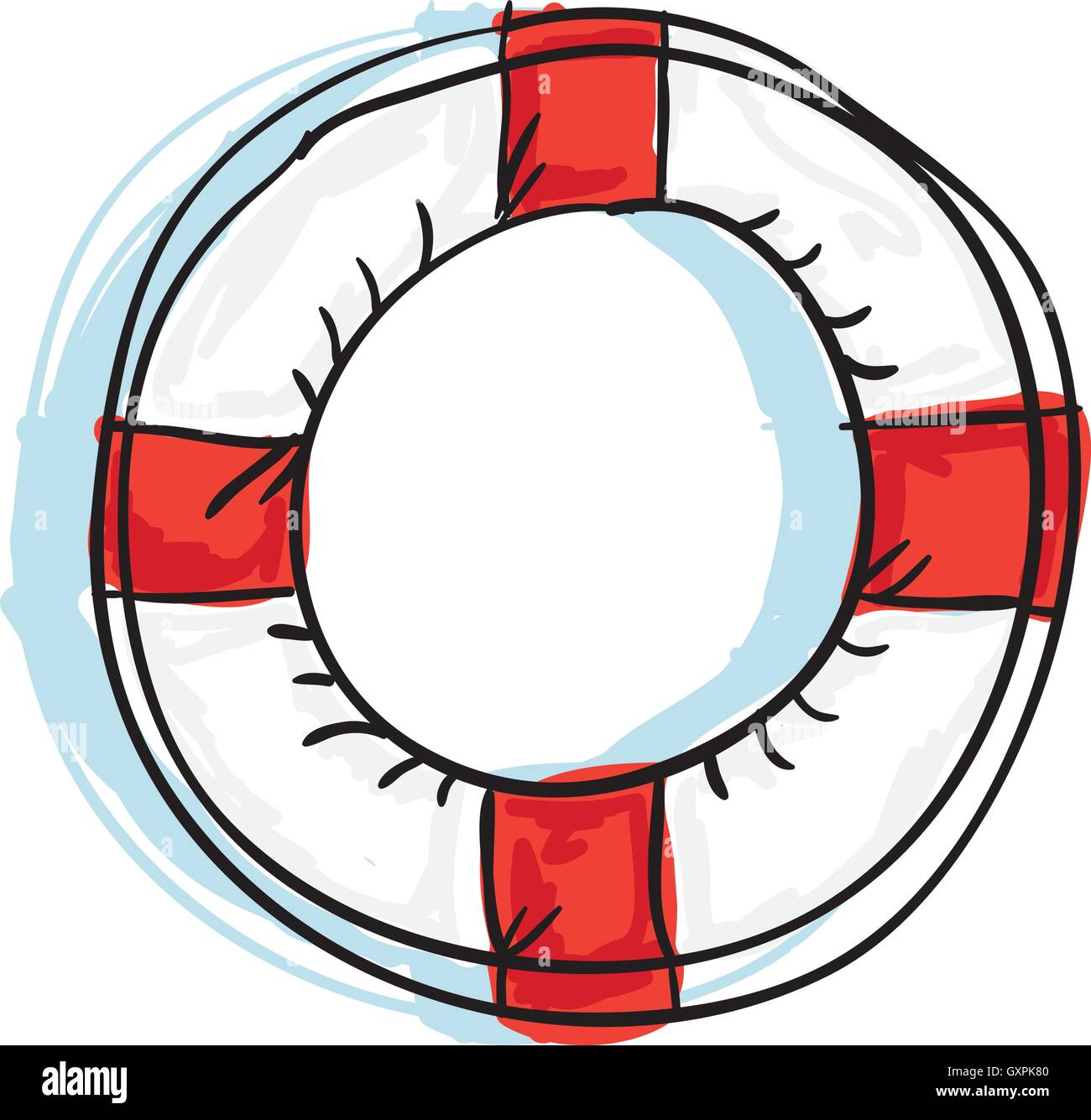 nautical lifebuoy float Stock Vector Image & Art - Alamy