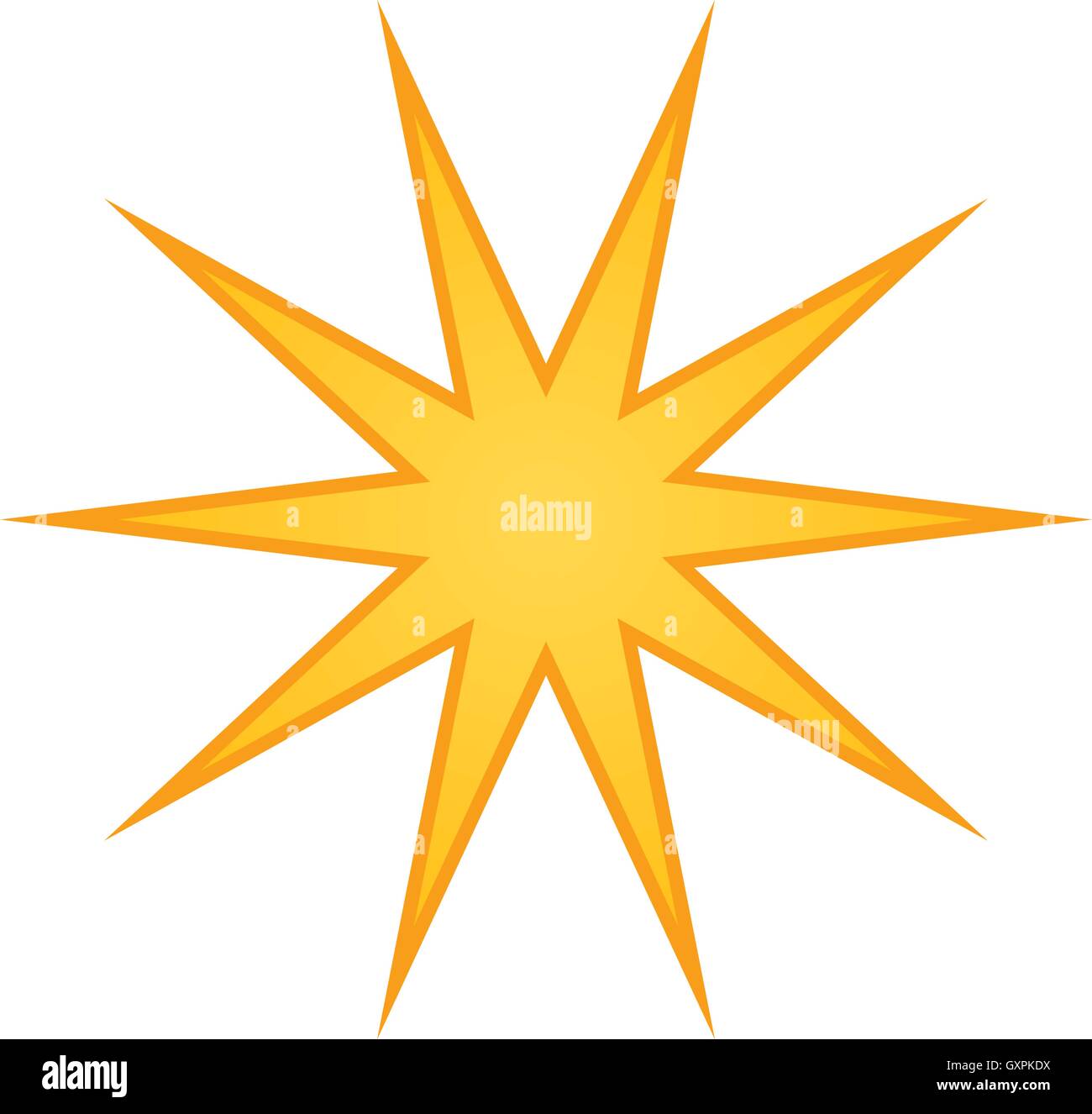 yellow star shape Stock Vector Image & Art - Alamy