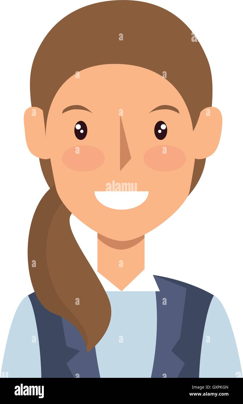 avatar woman cartoon Stock Vector Image & Art - Alamy