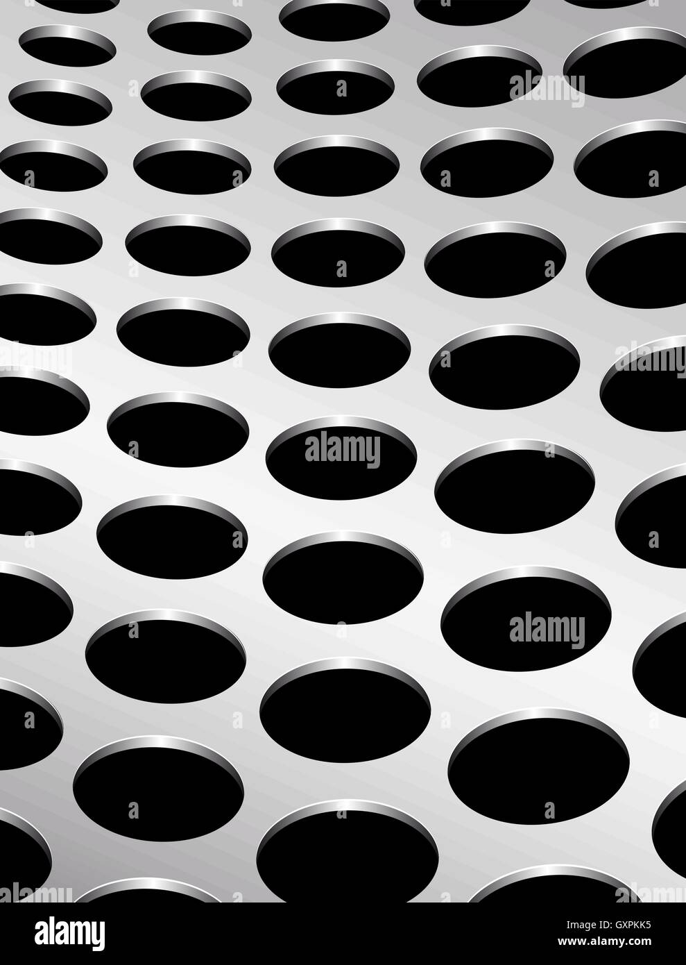 Technology background with circle perforated metal grill texture for ...