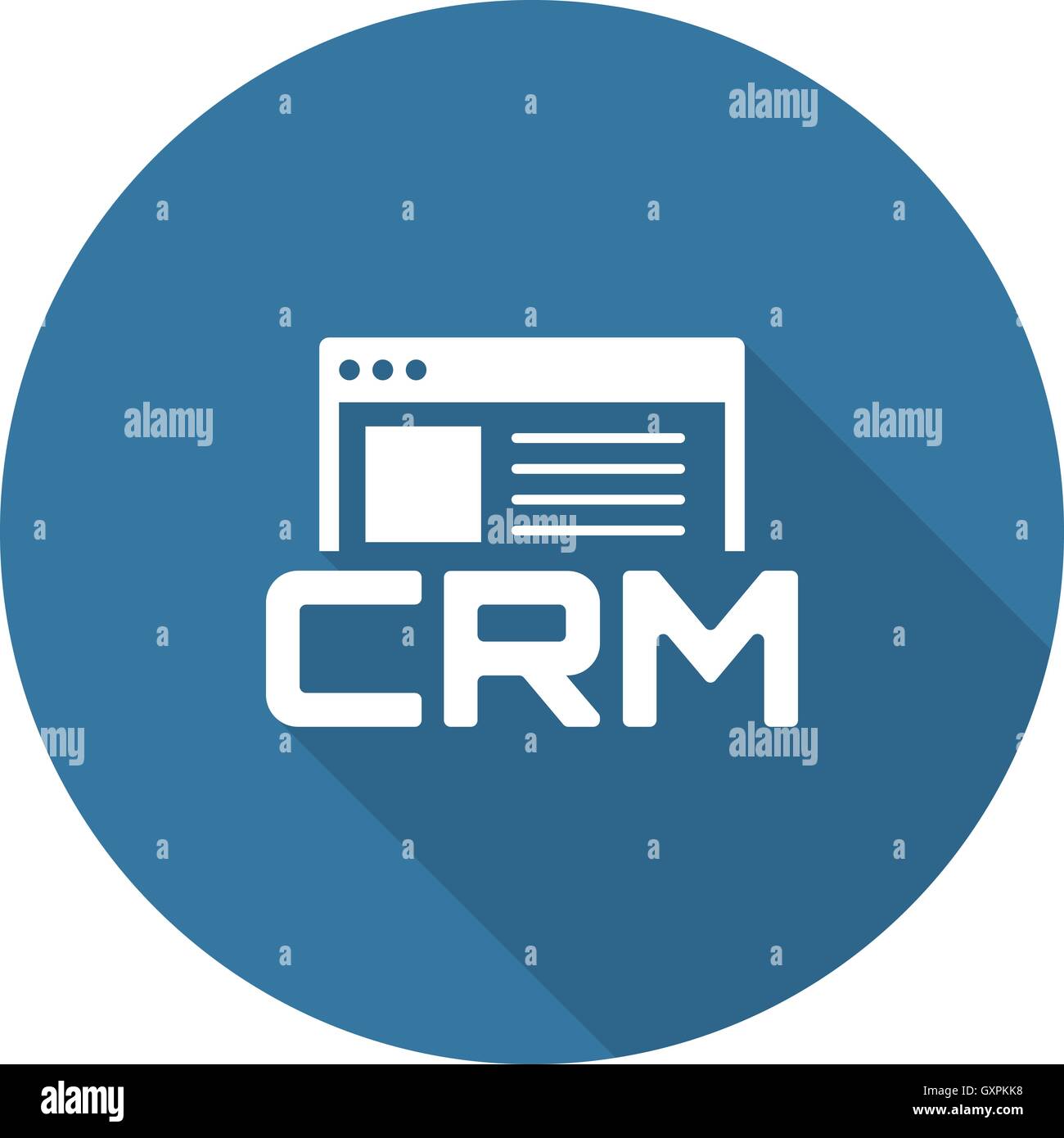 Crm image Stock Vector Images - Alamy