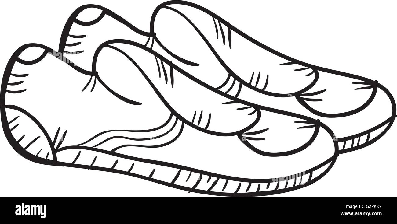 water shoes drawn design Stock Vector Image & Art - Alamy