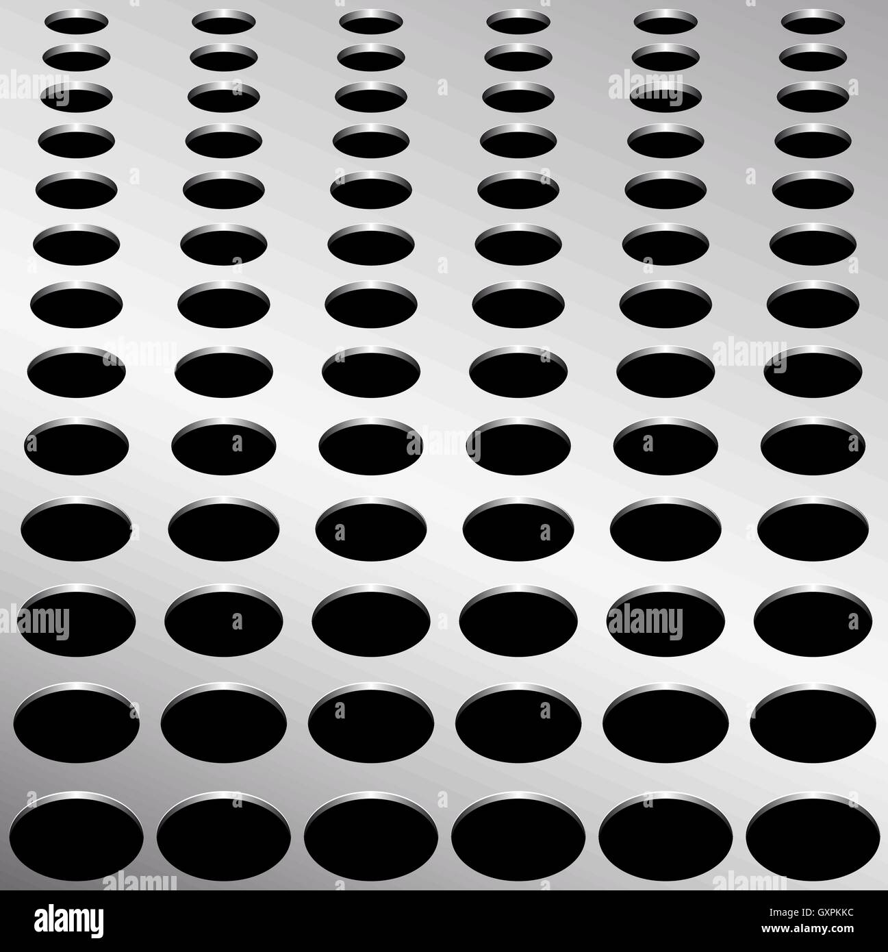 Technology background with circle perforated metal grill texture for ...