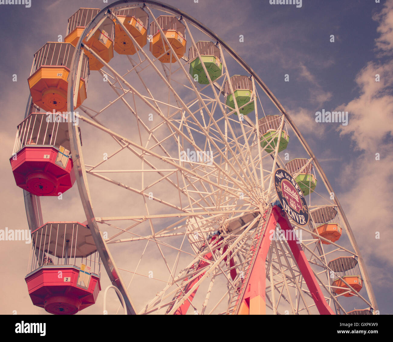 Bright colors ferris wheel hi-res stock photography and images - Alamy