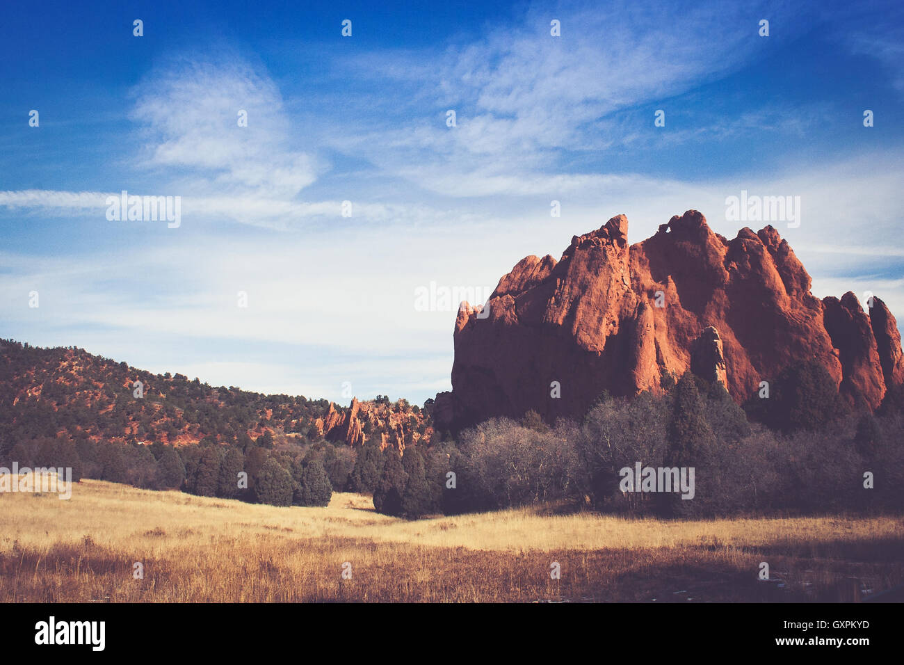 Landscape of Rock Formation Stock Photo - Alamy