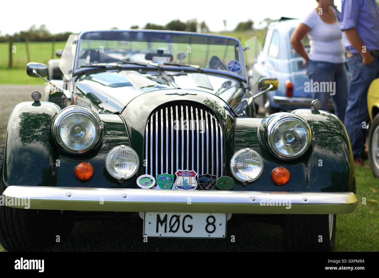 Green morgan car hi-res stock photography and images - Alamy