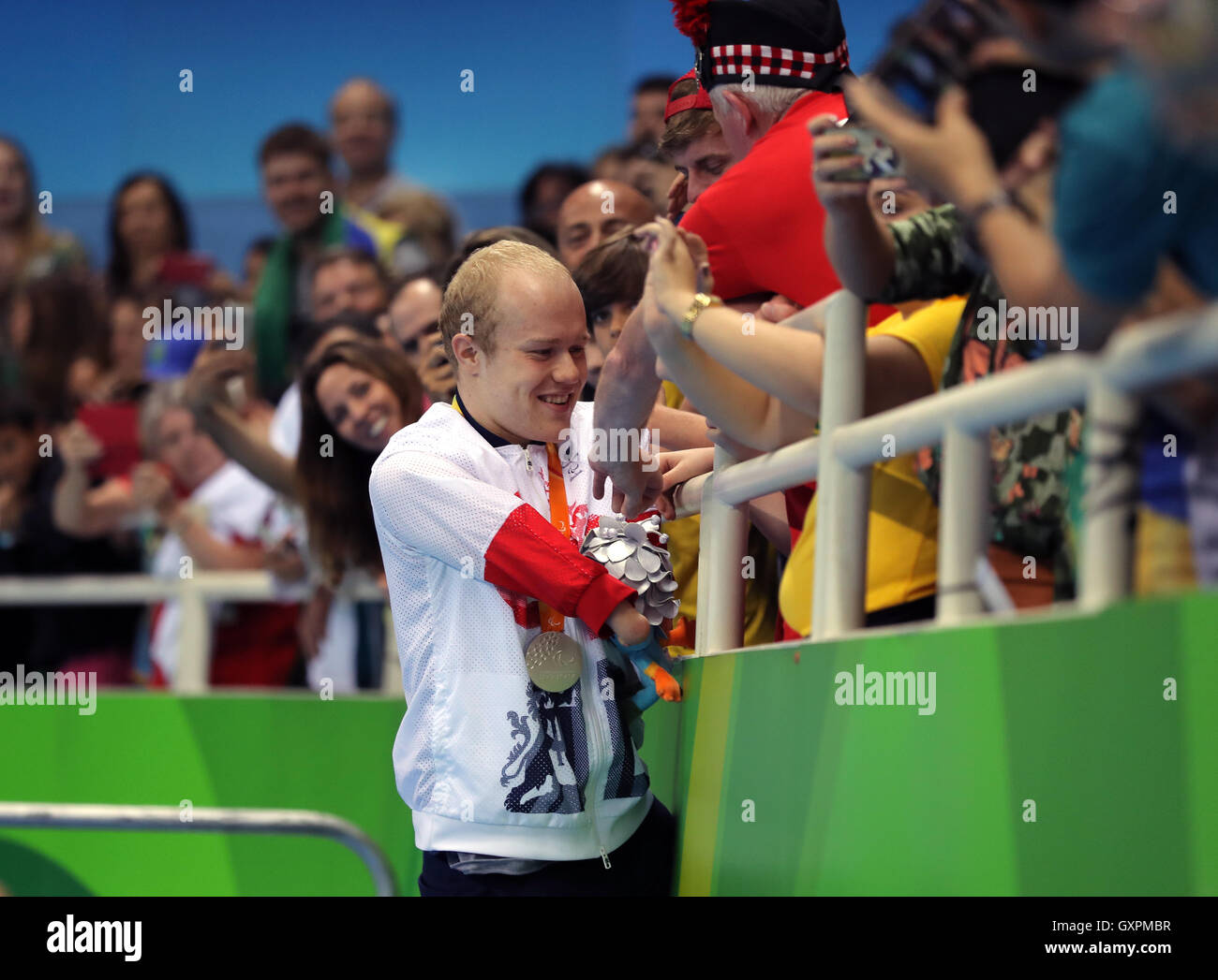 Great Britain's Andrew Mullen who finished second in the Men's 50m ...