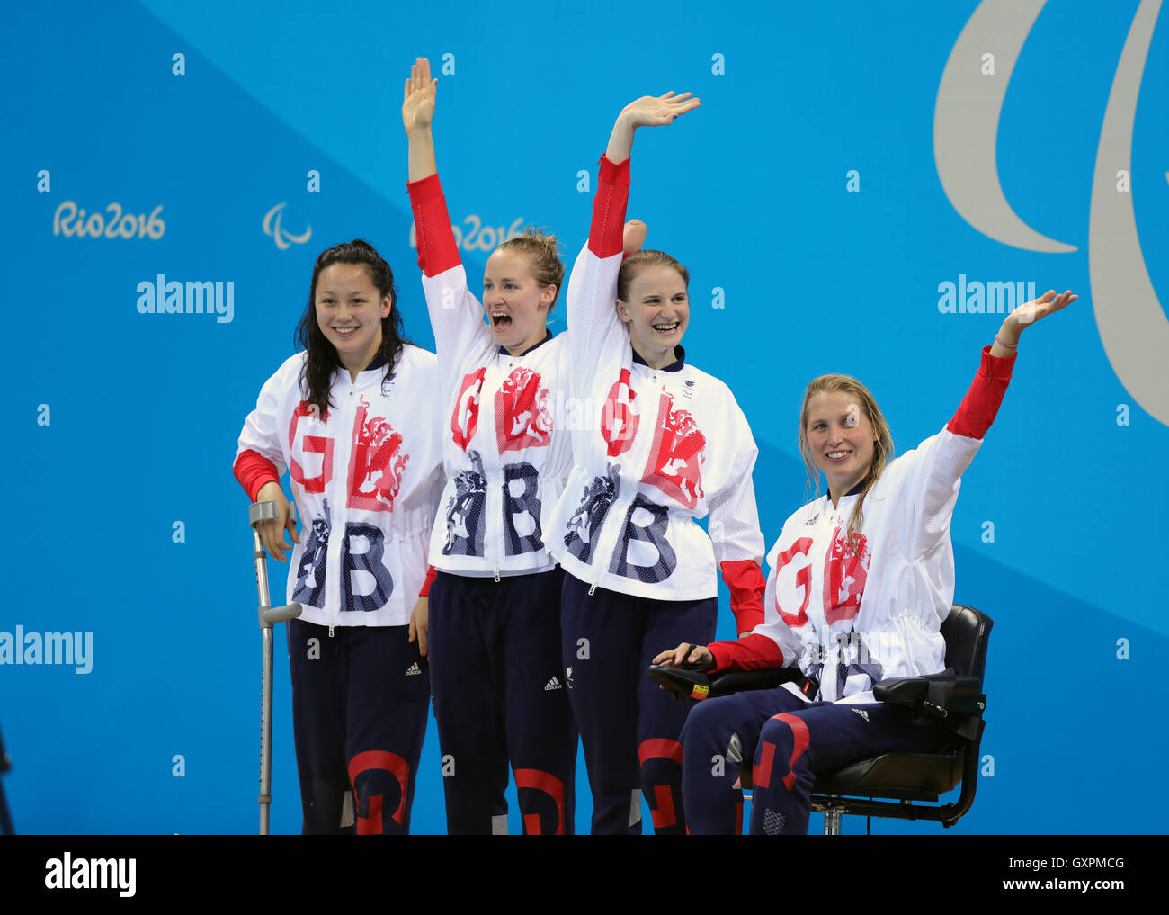 Great Britain's Alice Tai, Claire Cashmore, Stephanie Slater, Stephanie ...