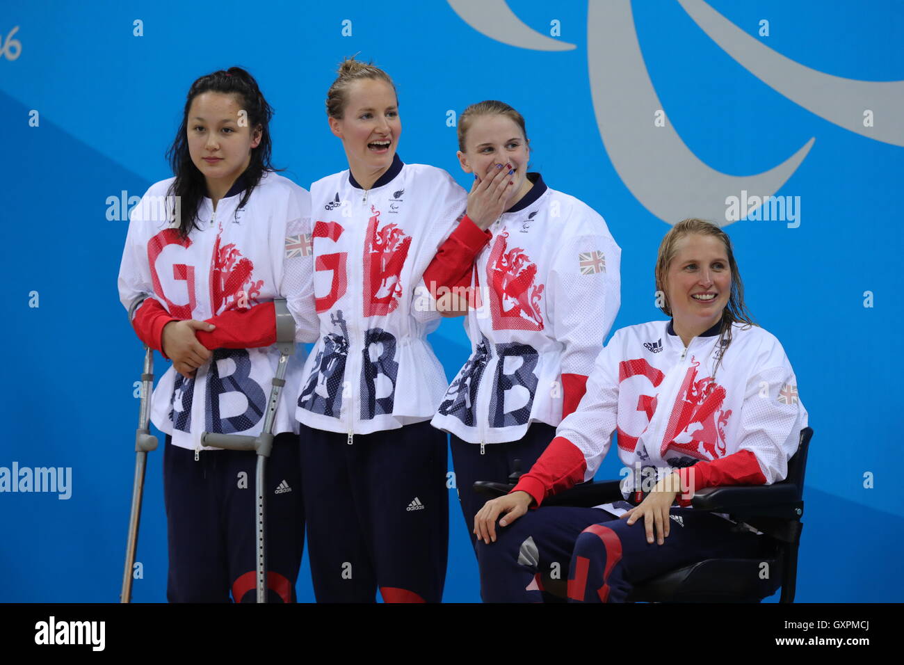 Great Britain's Alice Tai, Claire Cashmore, Stephanie Slater, Stephanie ...