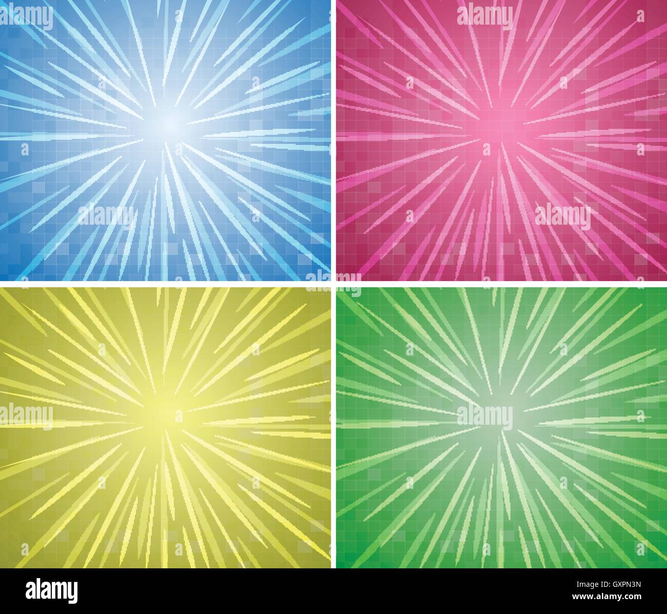 Background design in four colors illustration Stock Vector Image & Art ...