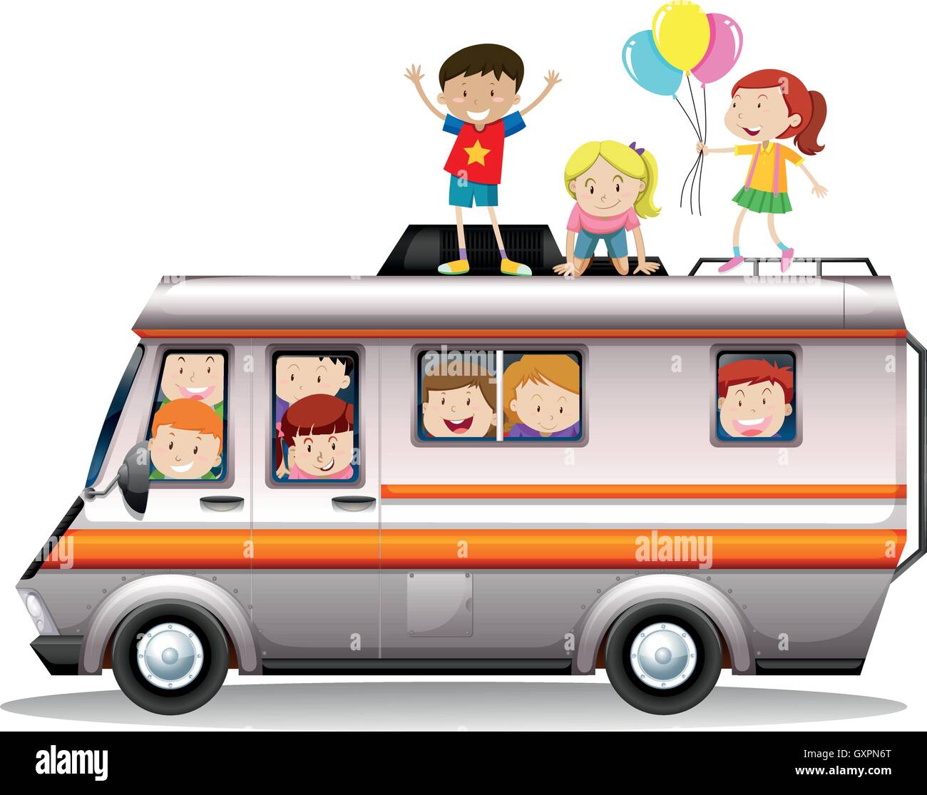 Image rv camper drawing hi-res stock photography and images - Alamy