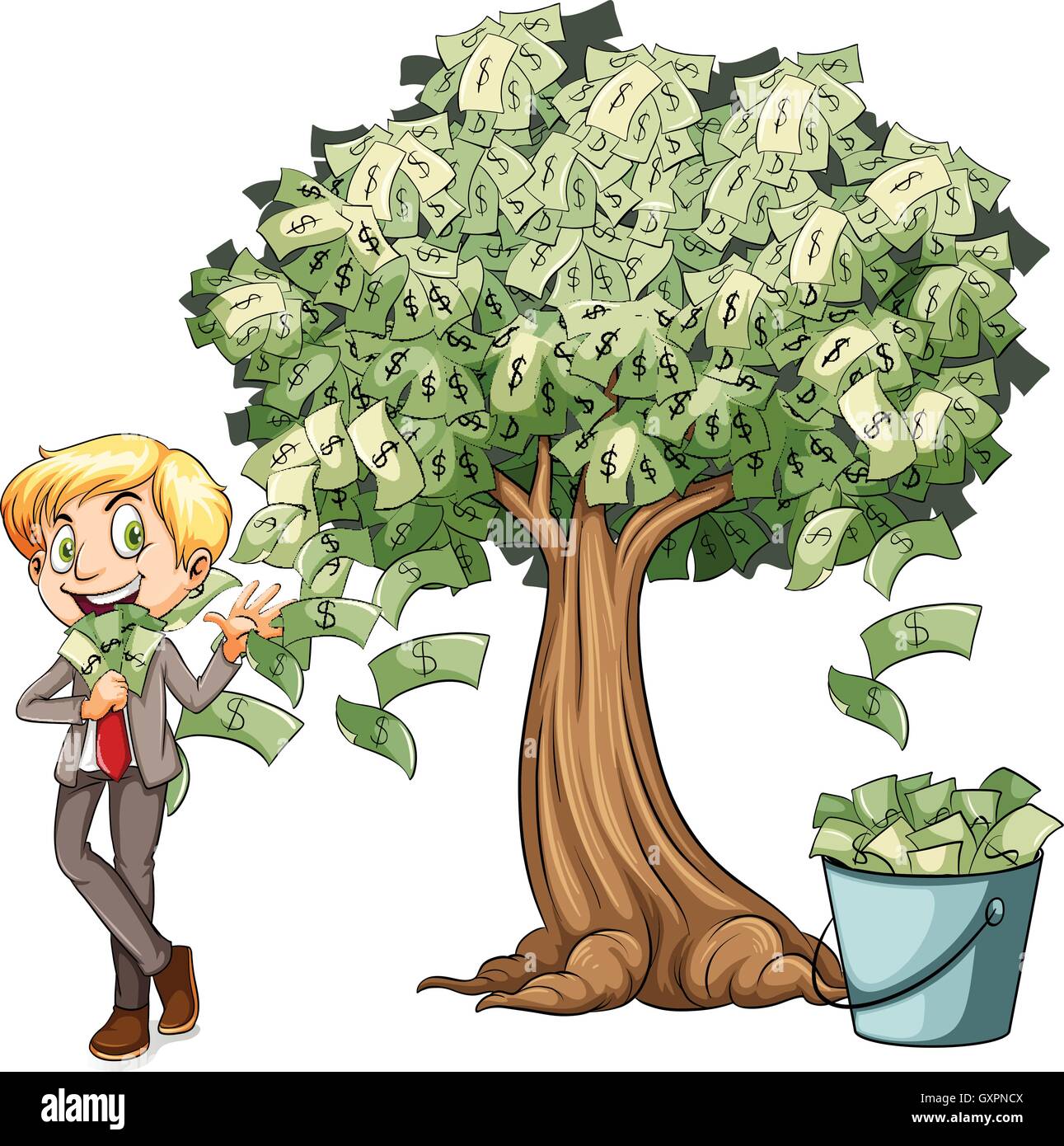 Money grows on tree illustration Stock Vector Image & Art - Alamy Money grows on tree illustration Stock Vector Image & Art - Alamy