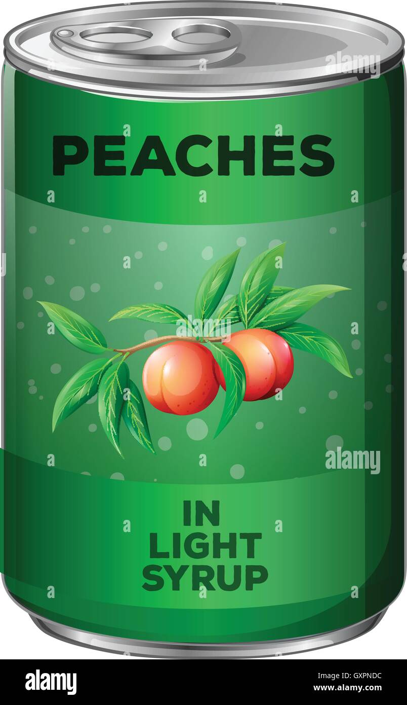 Tin canned peaches hi-res stock photography and images - Alamy
