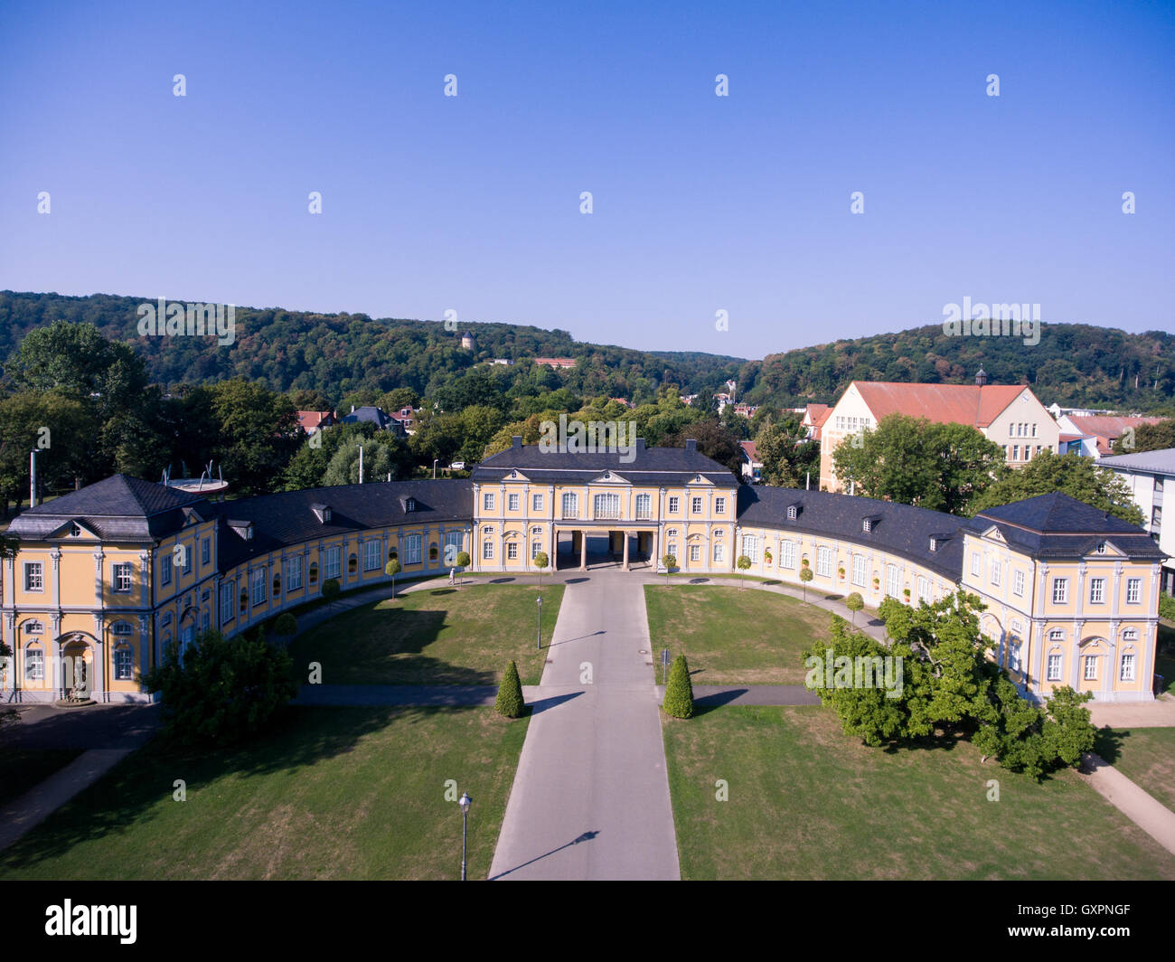 Gera Orangerie Summer aerial view architecture tourism Stock Photo - Alamy