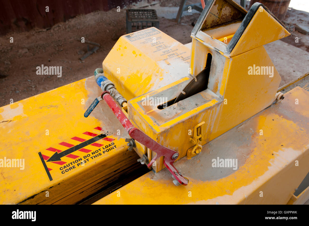 Rock Core Saw Stock Photo - Alamy