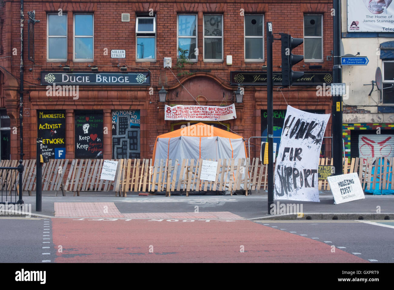 The Ducie Bridge public House on Miller & Corporation Streets ...