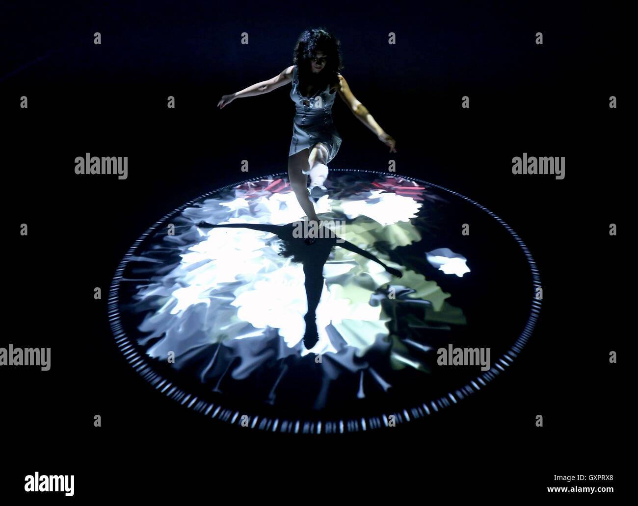 EDITORIAL USE ONLY Dancer Maria Palmieri uses her movements to create ...