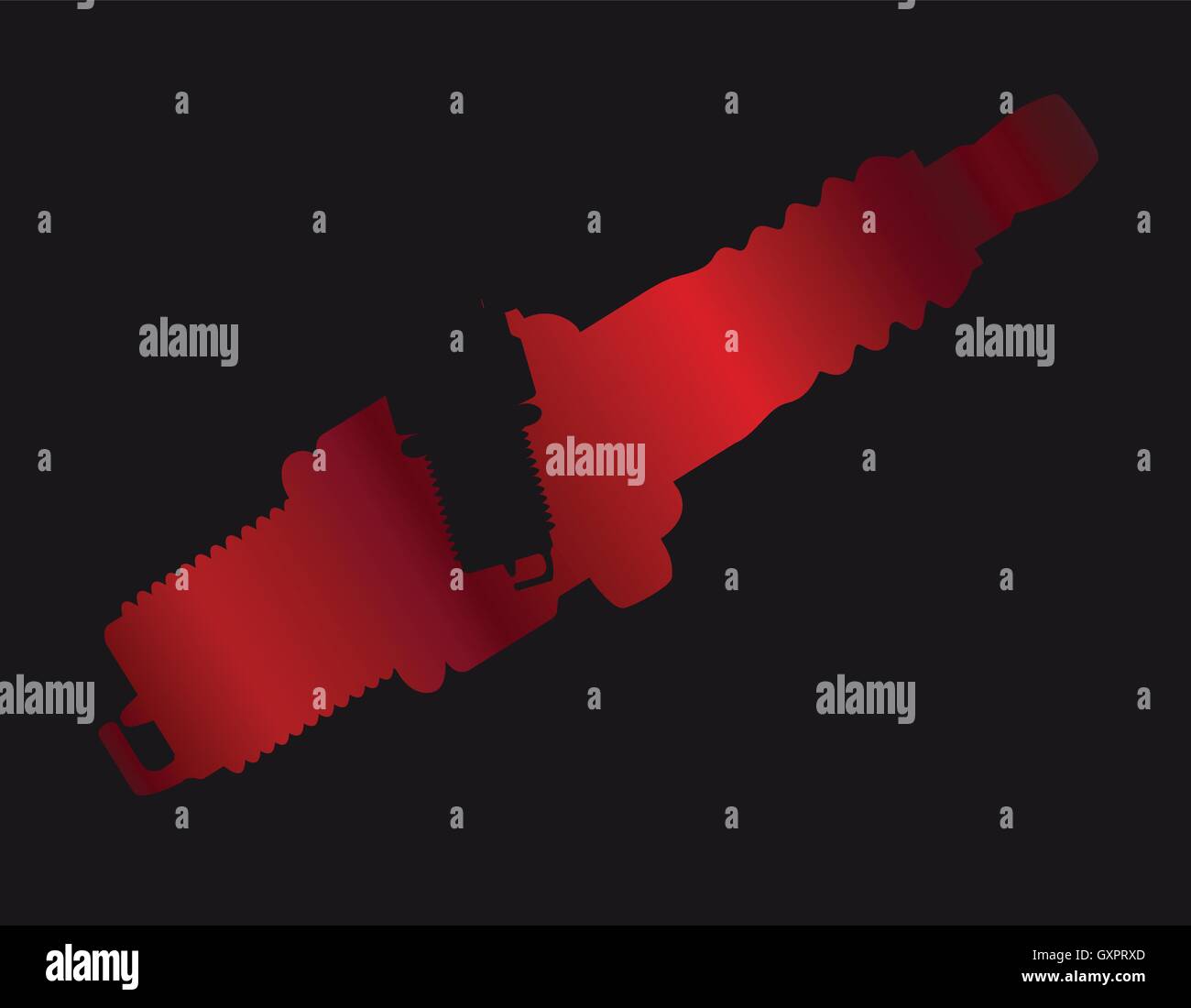 Spark plug drawing hi-res stock photography and images - Alamy