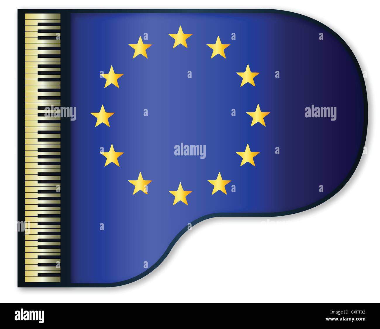 Black flag music Stock Vector Images - Alamy