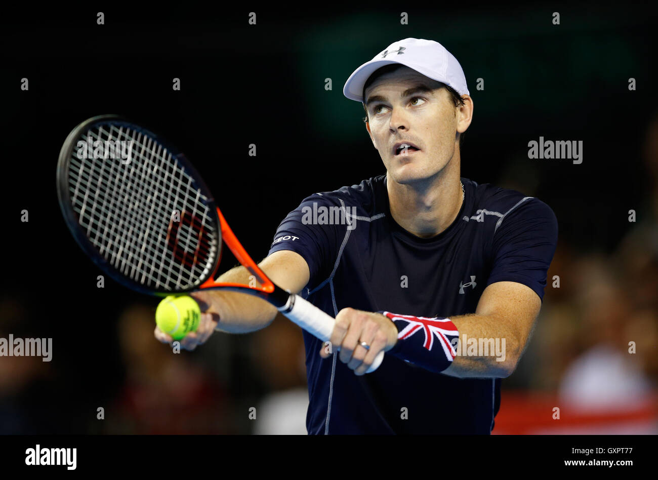 Great Britain's Jamie Murray during day two of the Davis Cup at the ...