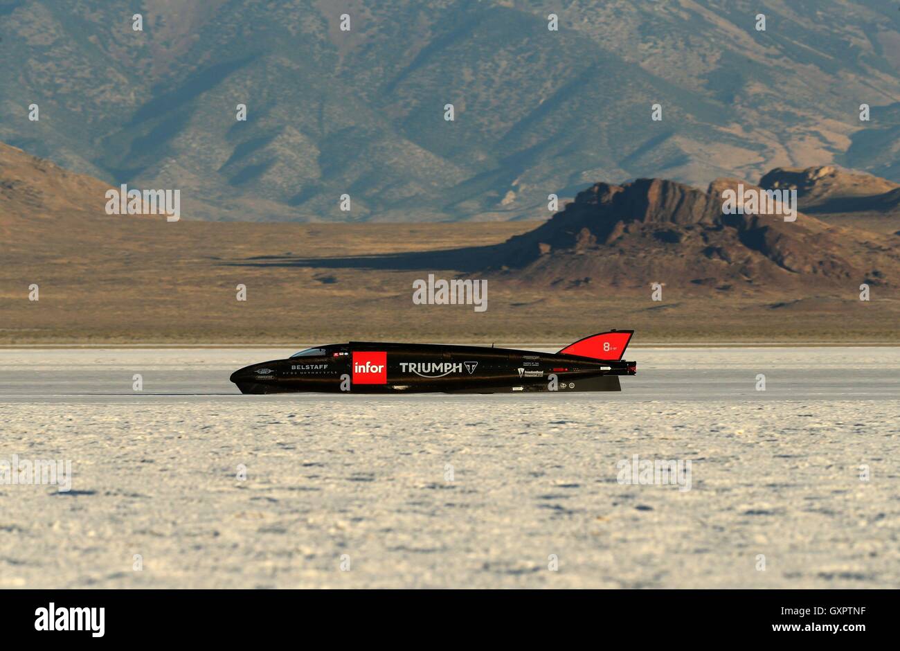 Triumph infor rocket streamliner bonneville speedway hi-res stock ...