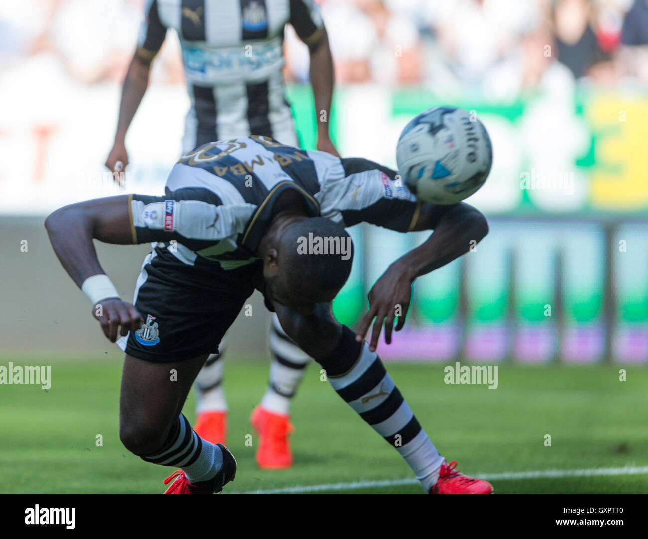 Newcastle United's Chancel Mbemba scores an own goal Stock Photo - Alamy