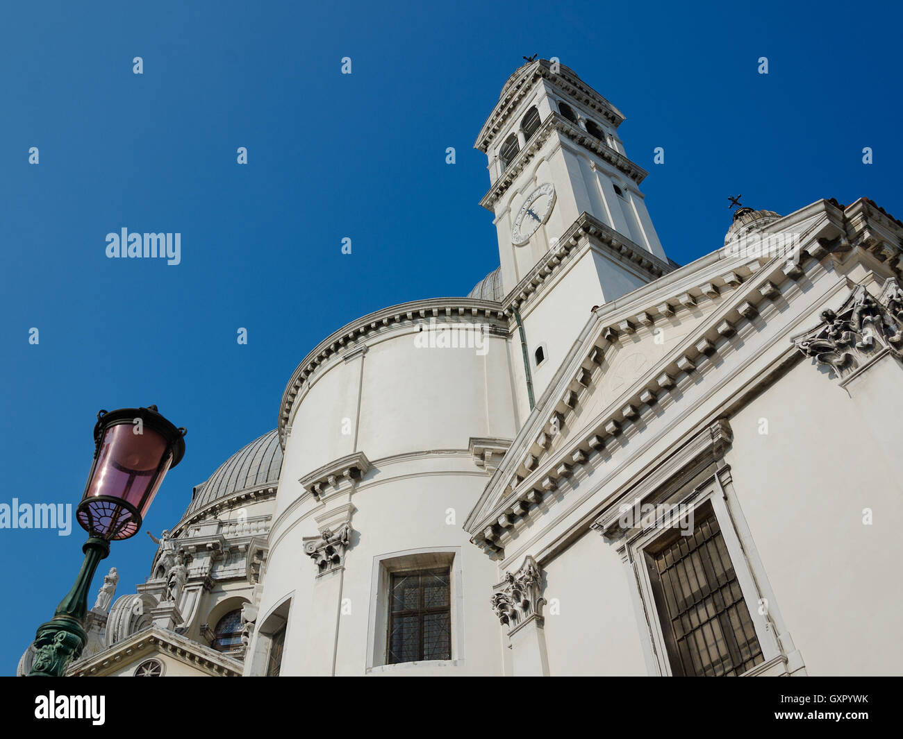 Basilica di Santa Maria della Salute, big church in Venice on Grand ...
