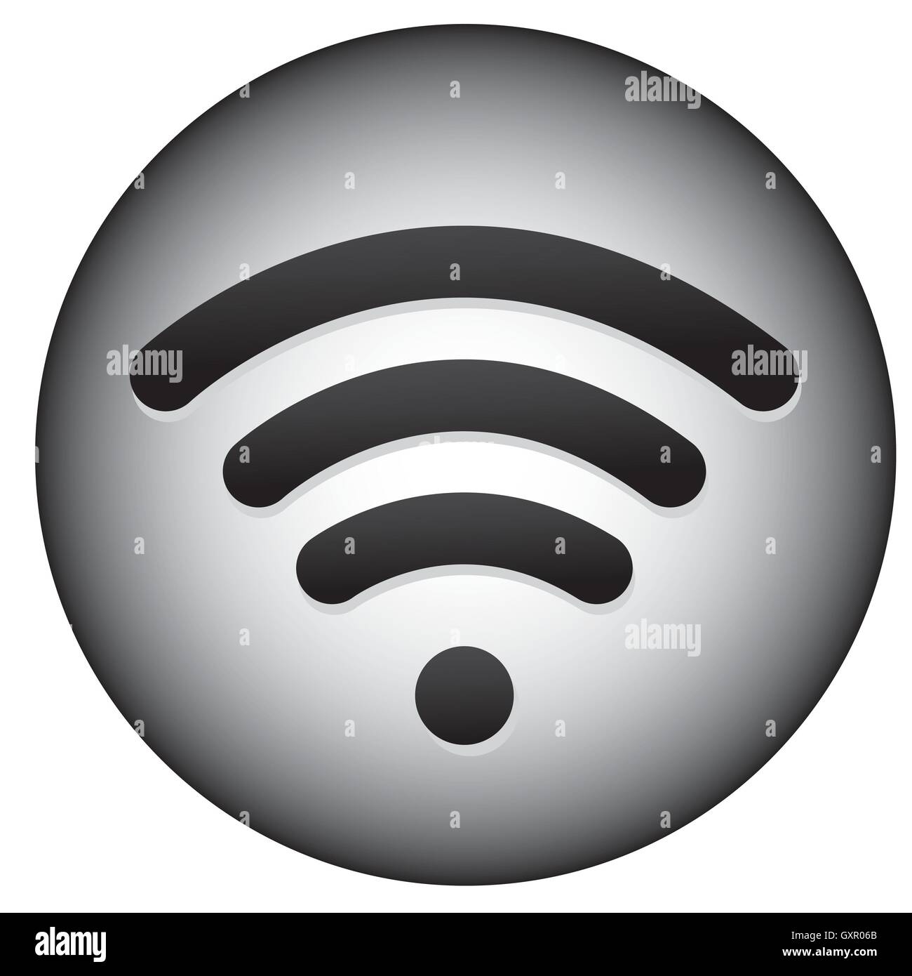 Wireless icon wifi symbol hi-res stock photography and images - Alamy