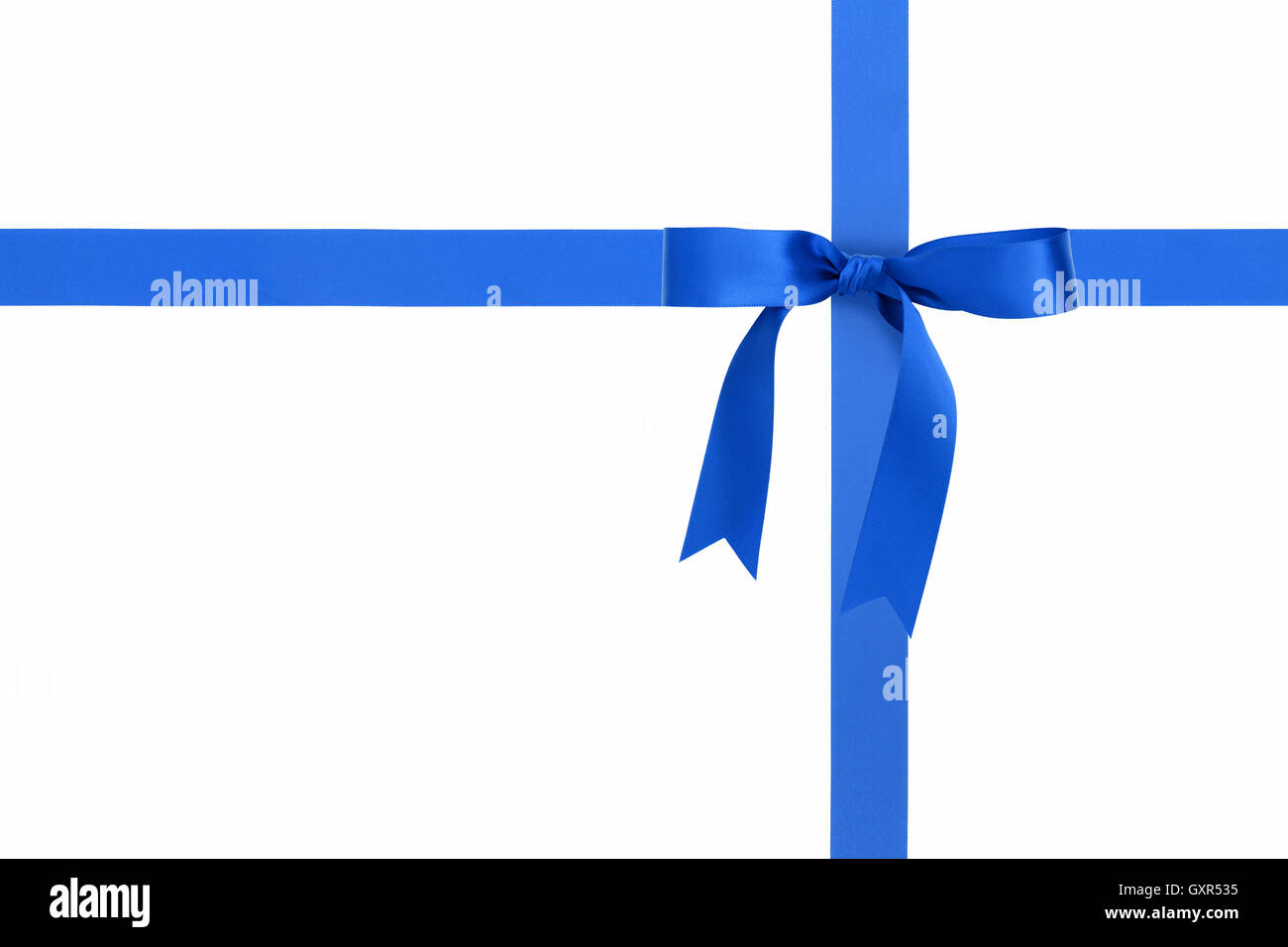 Blue isolated holiday composition Cut Out Stock Images & Pictures - Alamy