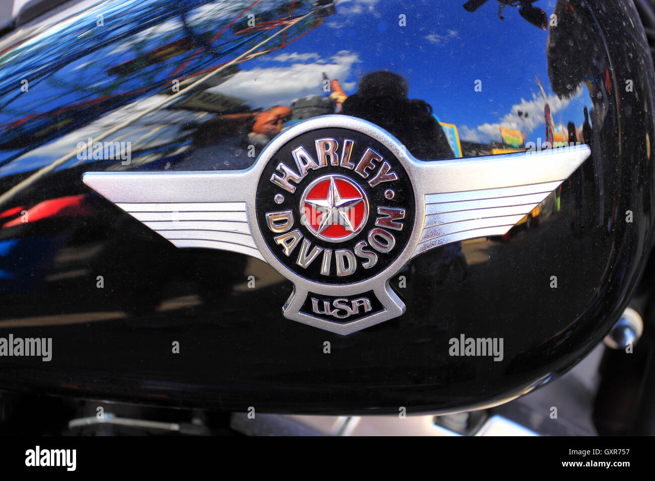 Harley Davidson motorcycle logo Stock Photo - Alamy