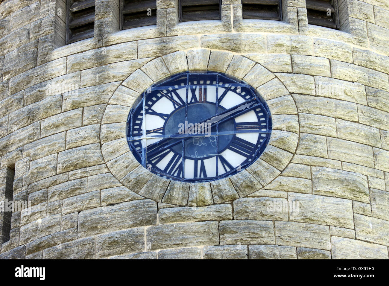 Clock tower at Gould Castle and museum Sands Point Preserve Long Island ...