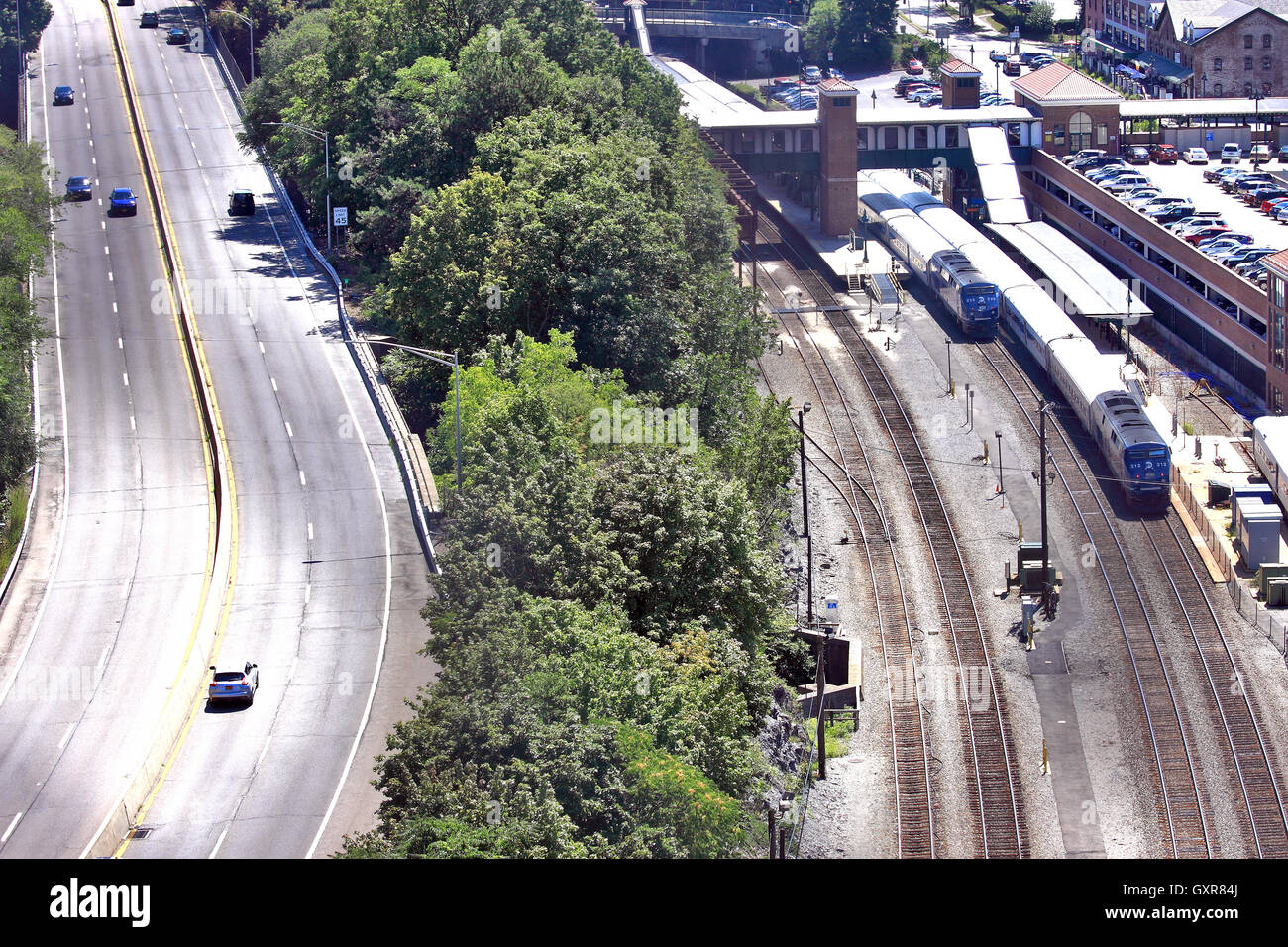 Amtrak / Metro North train station Poughkeepsie New York Stock Photo ...