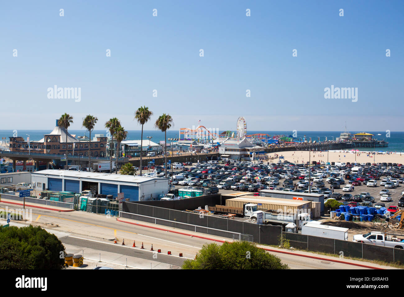 Santa Monica Highway Stock Photo - Alamy