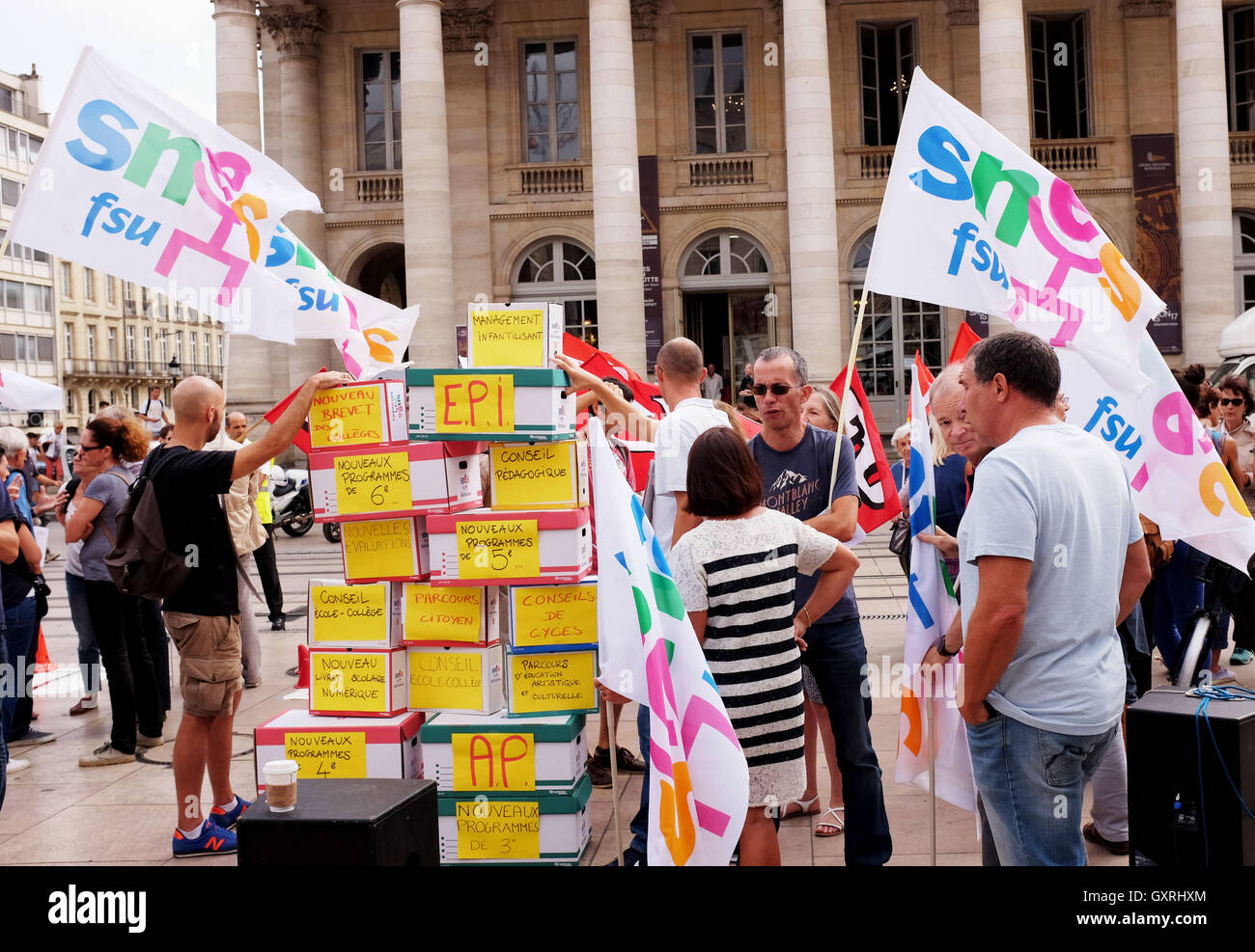 Labour rights protest hi-res stock photography and images - Alamy