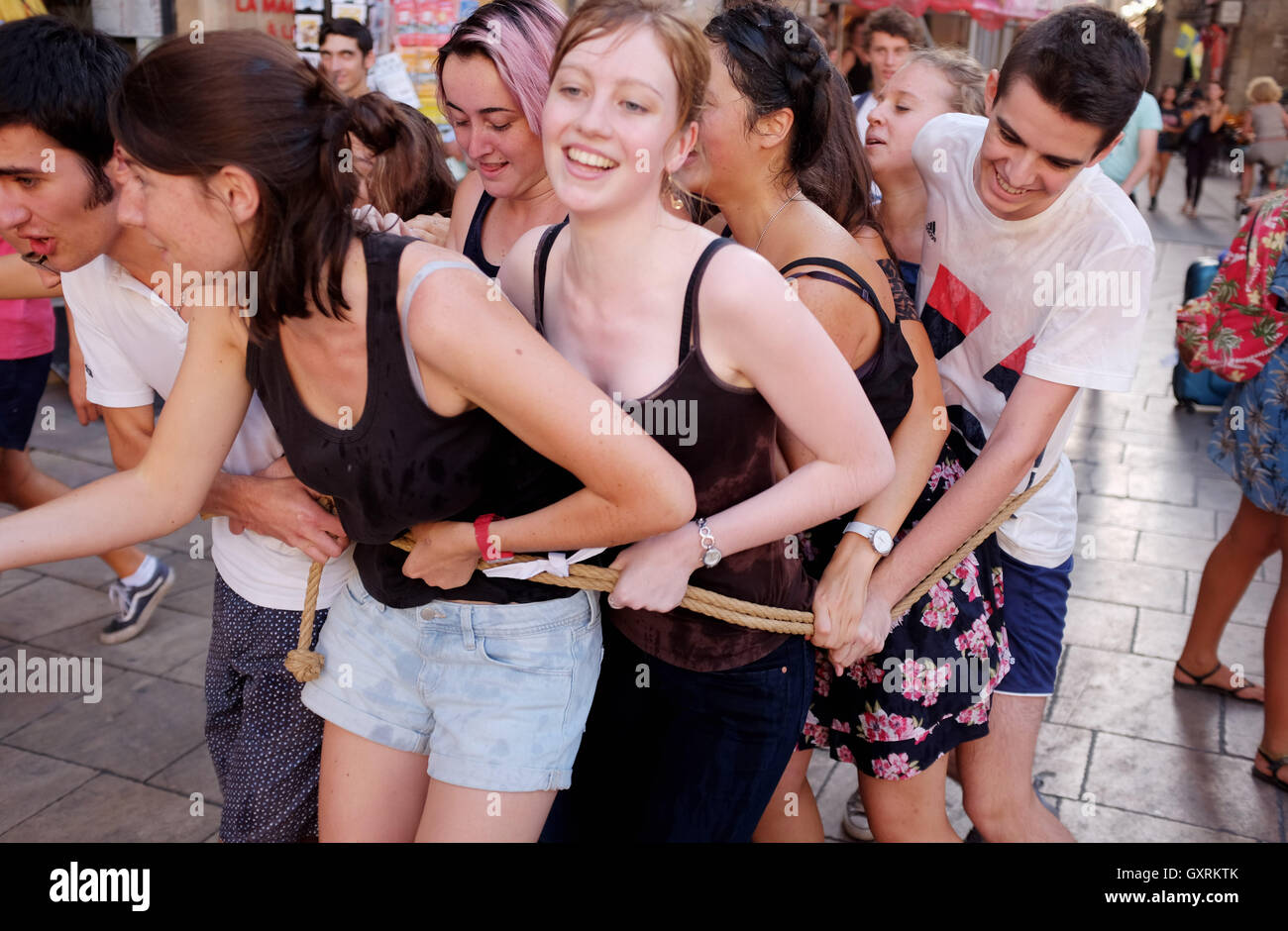 Freshers week students hi-res stock photography and images - Alamy