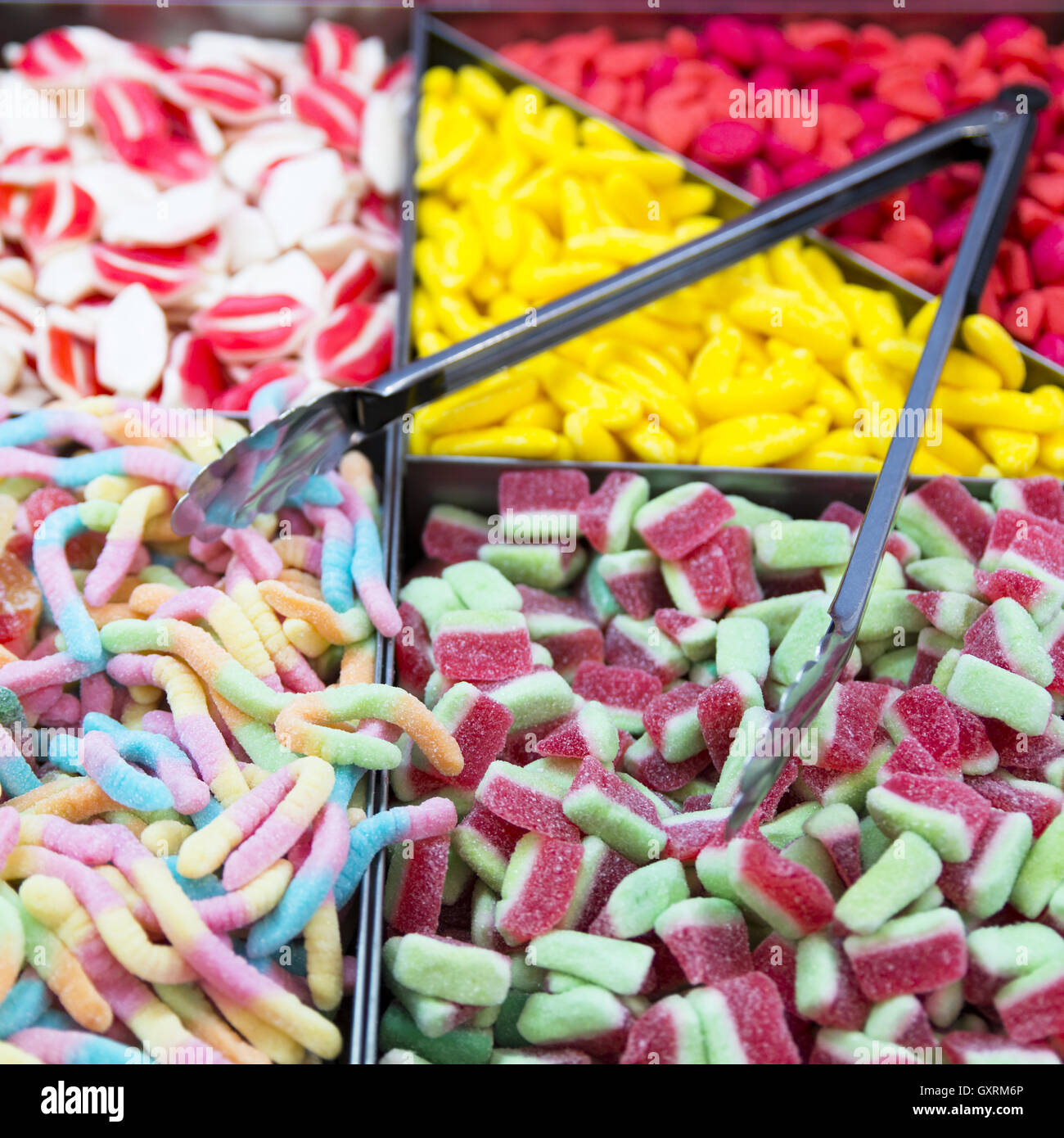 containers filled with marshmallows Stock Photo - Alamy