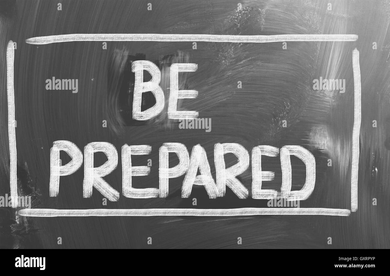 Be Prepared Concept Stock Photo - Alamy