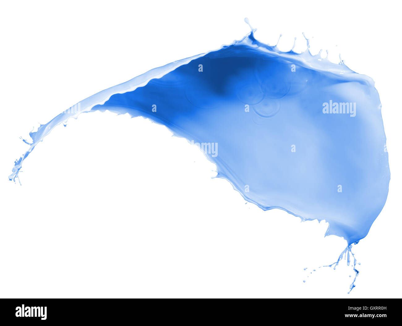 blue paint splash Stock Photo - Alamy